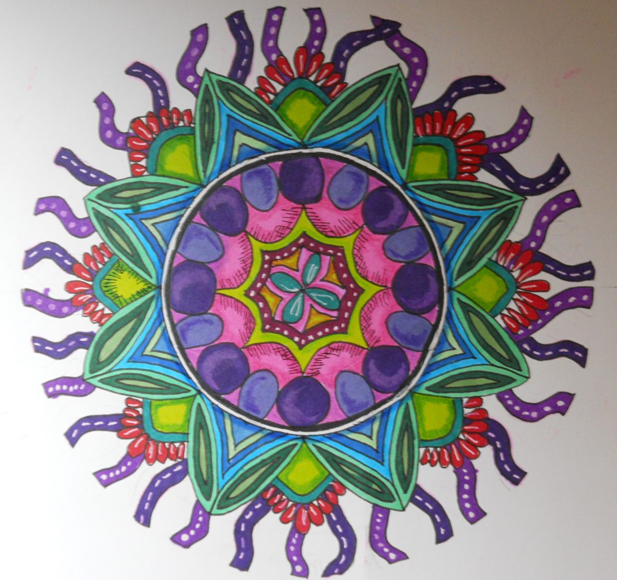 Jenny Miller Artwork - Creations with symmetry.